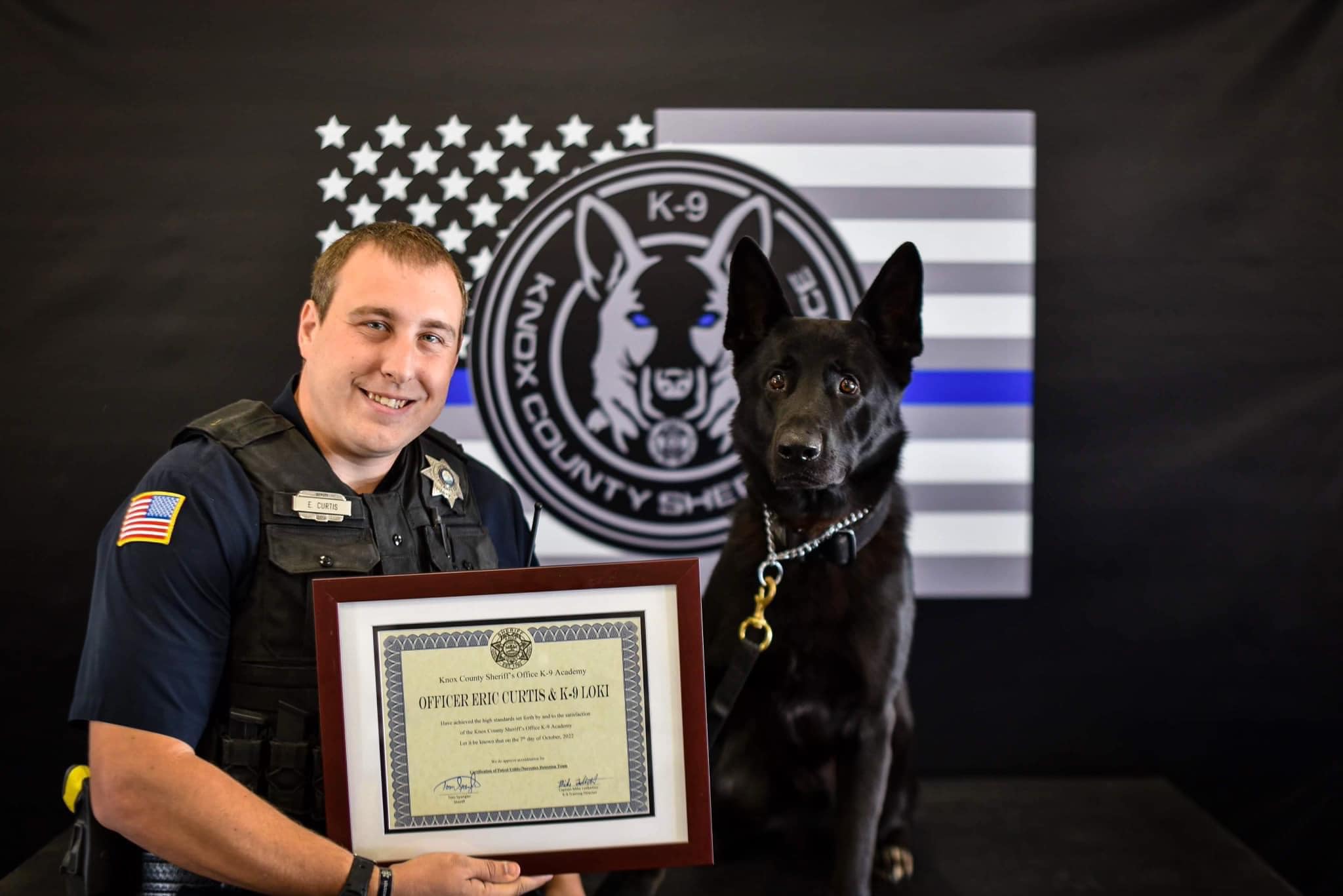 LCSO Introduces New K-9 Team