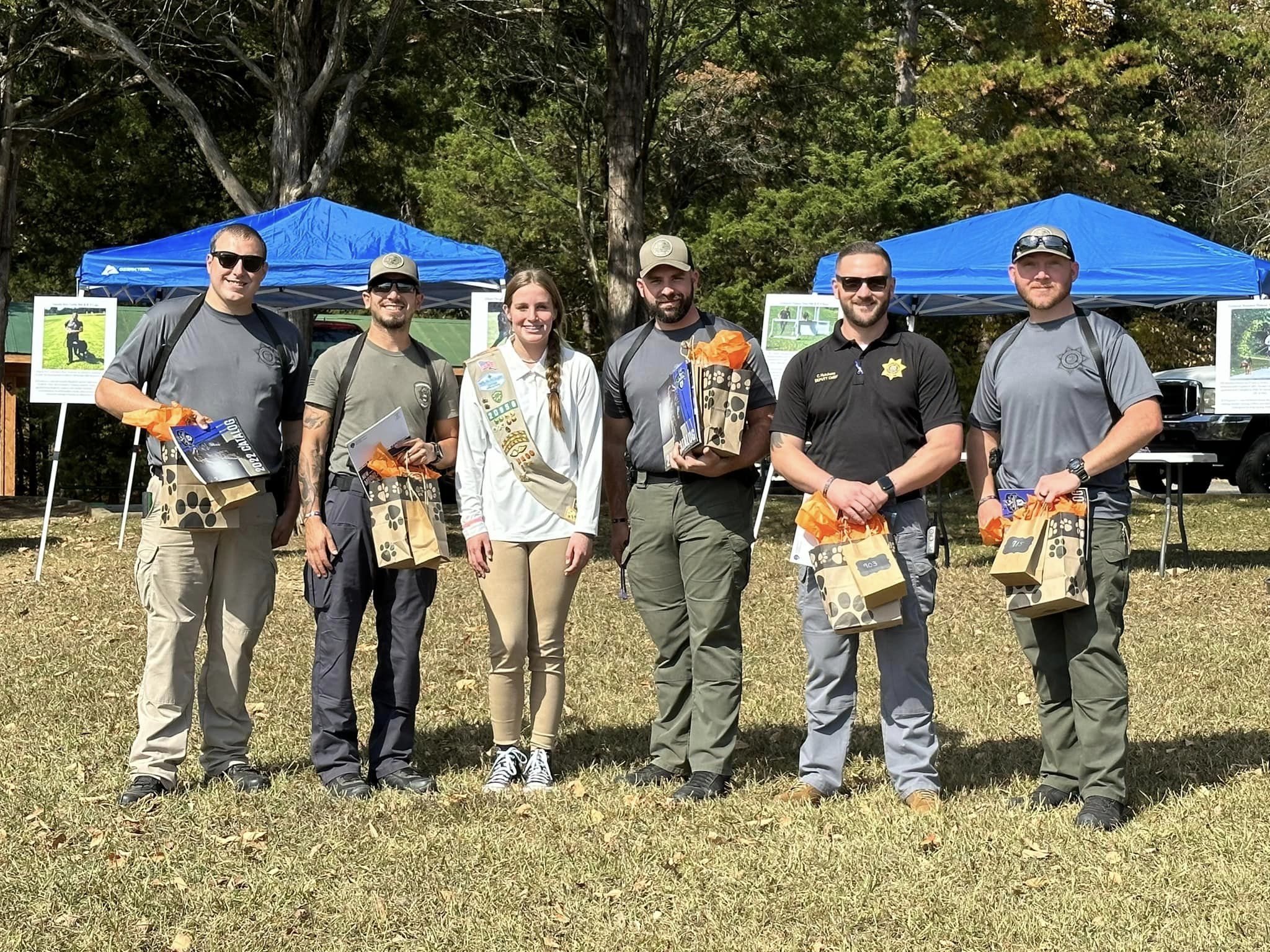 Girl Scout Gold Award Project Shows Off LCSO K9 Unit