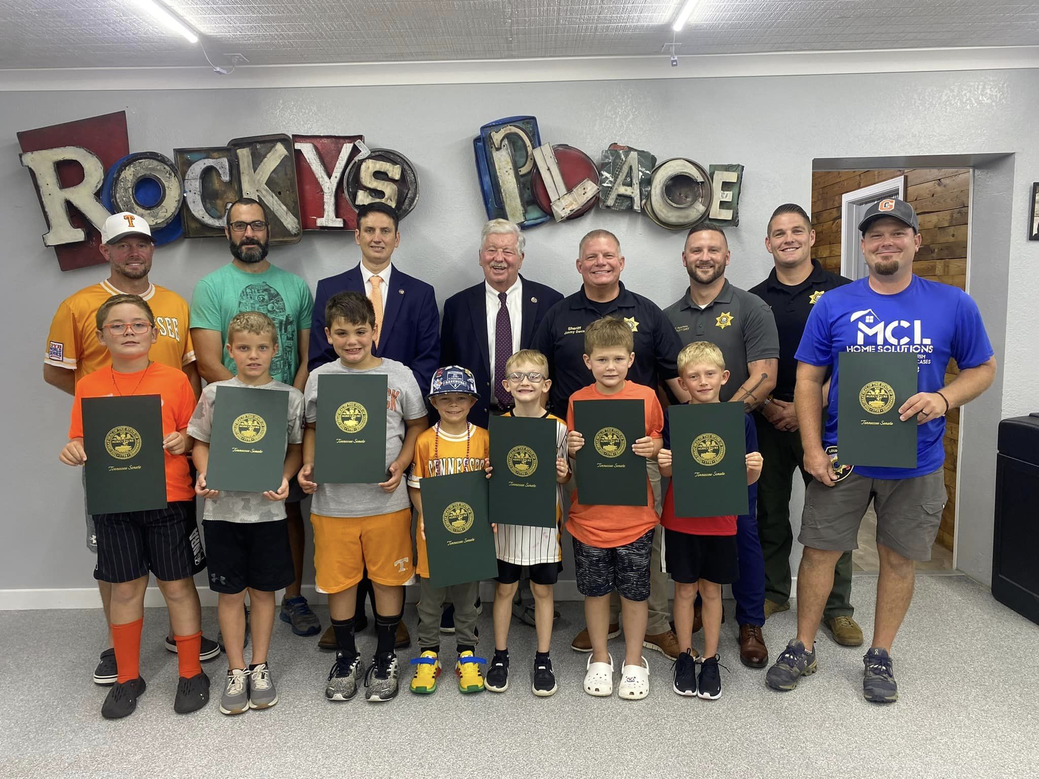 Sheriff Jimmy Davis Presents Sheriff’s Five Star Award to Youth ...