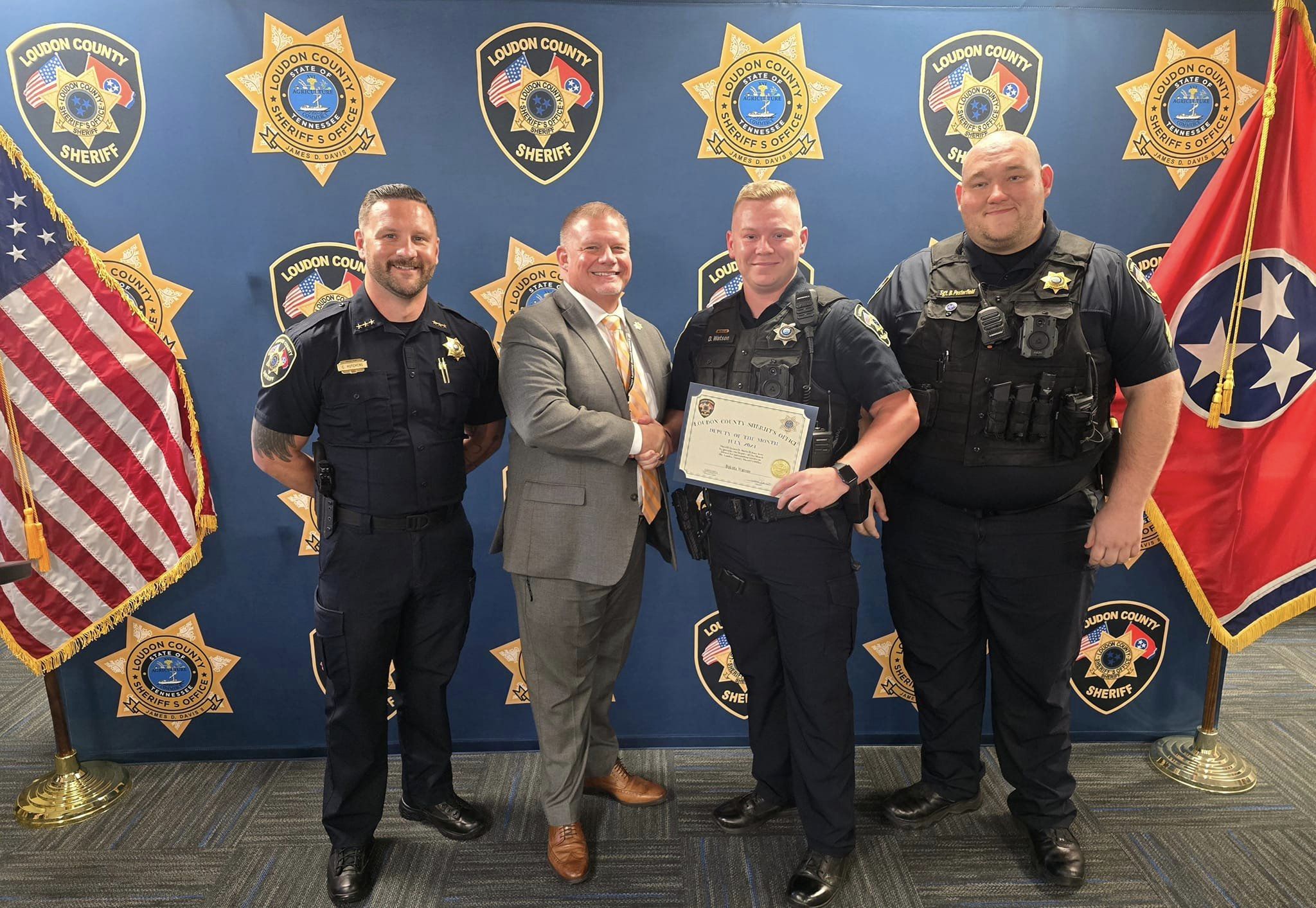 Sheriff's Office Presents Quarterly Awards