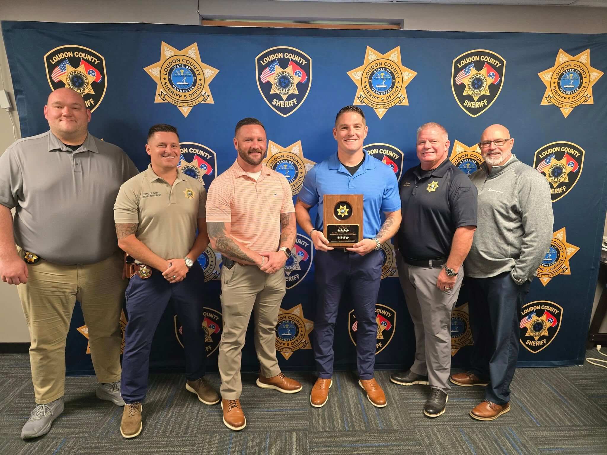 Chief Deputy Zac Frye’s Last Day at LCSO - Loudon County Sheriff's Office